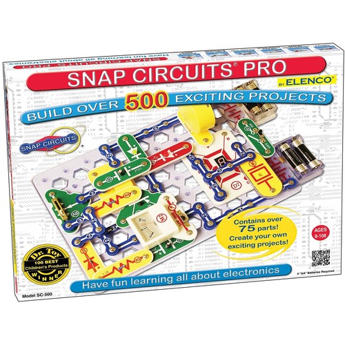 Elenco Snap Circuits Pro 500-in-1 Electronics Exploration Kit (EE-SC500 ...