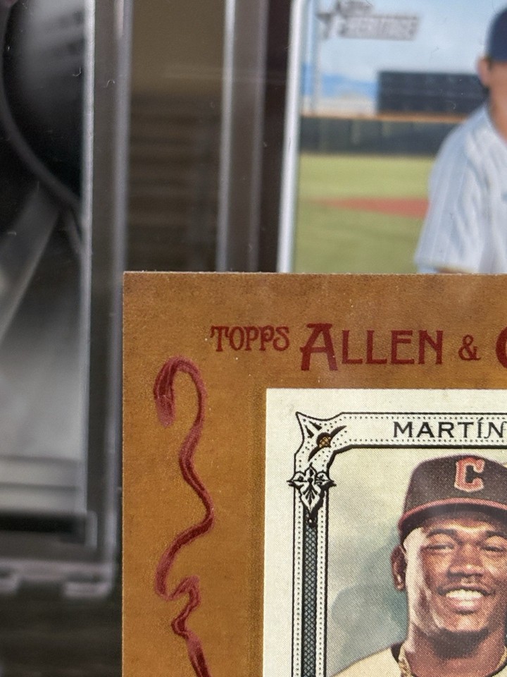 2025 Topps Allen And Ginter Angel Martinez Gold Framed Auto RC MA-AMA ...