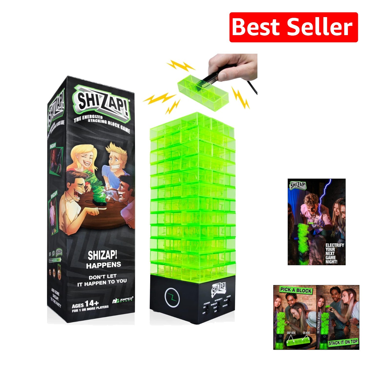 Electrifying Family Fun with ShiZap! LED Stacking Block Game & Shock ...
