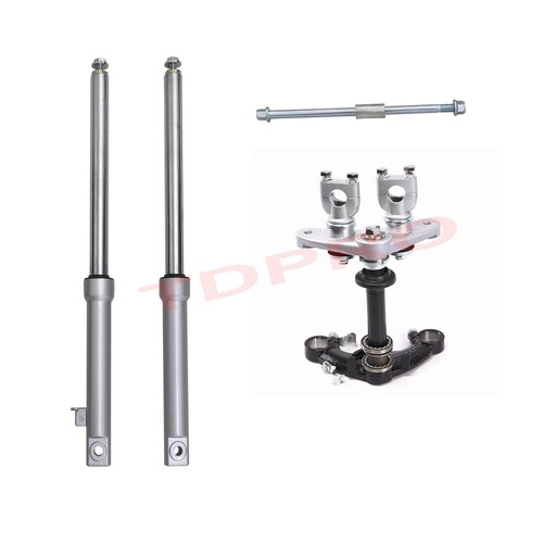 520mm Front Forks Shock Triple Tree For Pit Dirt Bike Mini Trail Postie ...