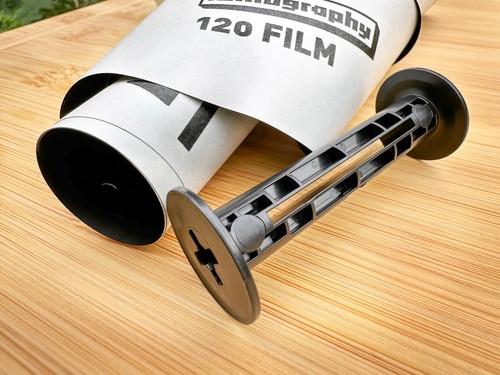 120/220 Take Up Film Spool with Backing Paper for Medium Format Camera ...