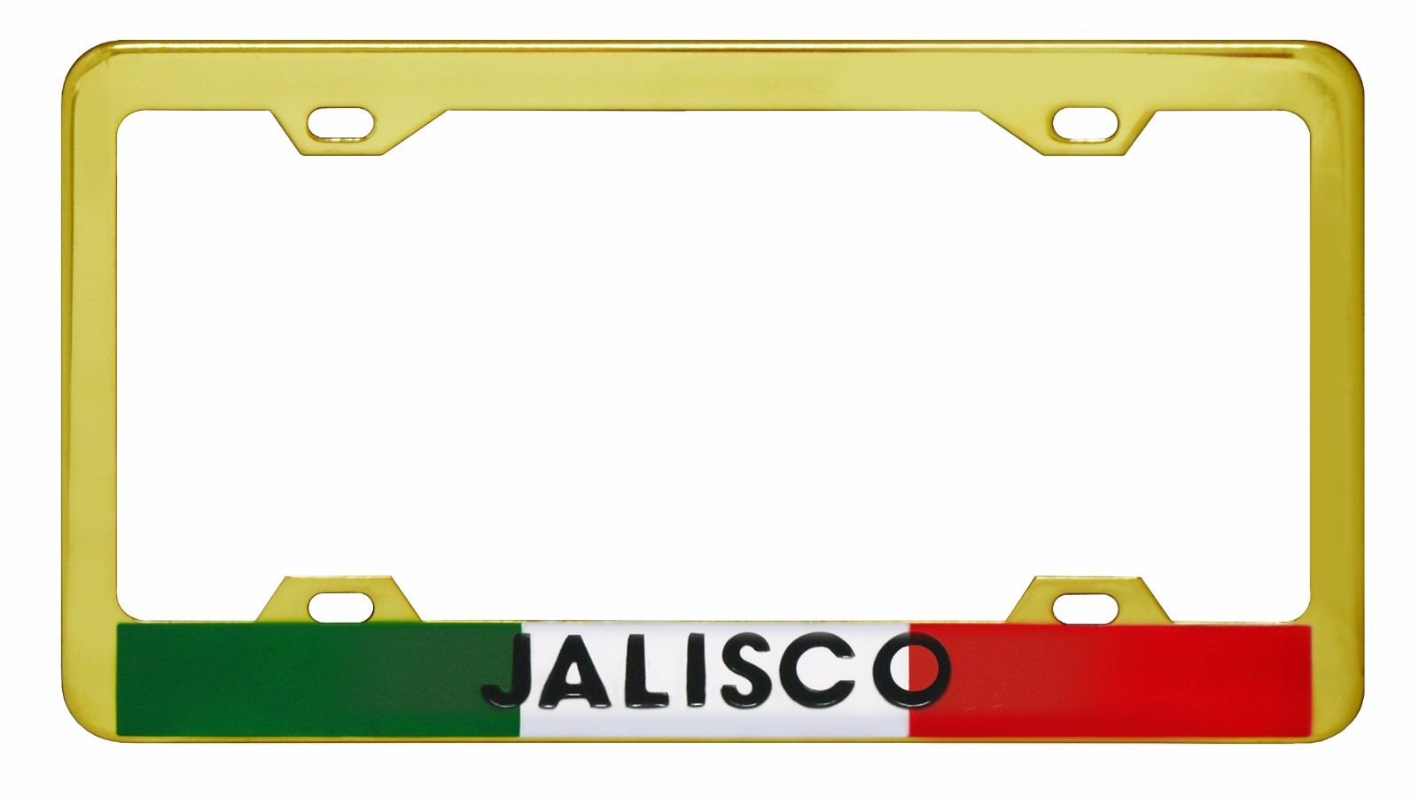 Mexico Flag Jalisco Gold Metal License Plate Frame Car Truck SUV | eBay