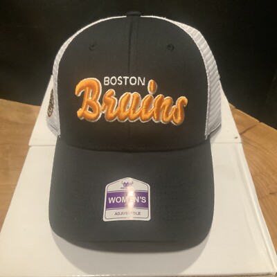 NEW FANATICS BOSTON BRUINS Cursive Logo WOMENS CAP NHL HOCKEY #300 | eBay