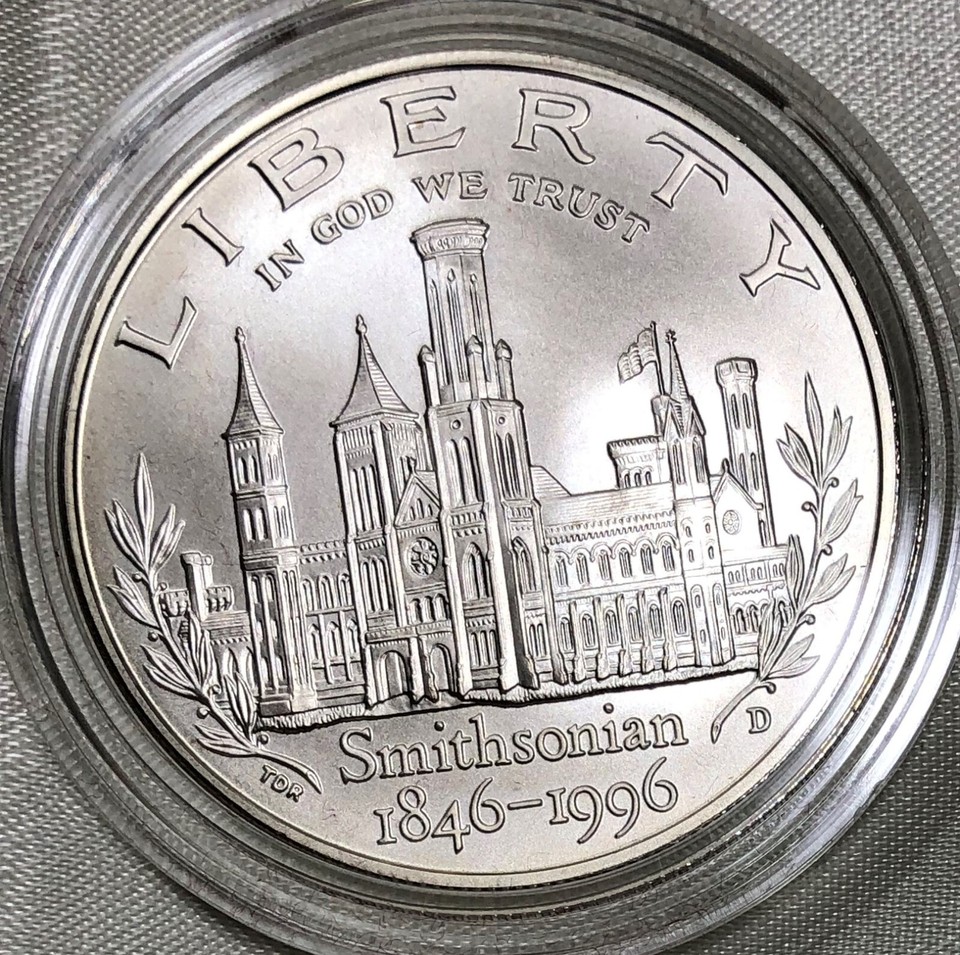 1996 Smithsonian 4 Coin 150th Anniversary Gold & Silver Set w/OGP ...