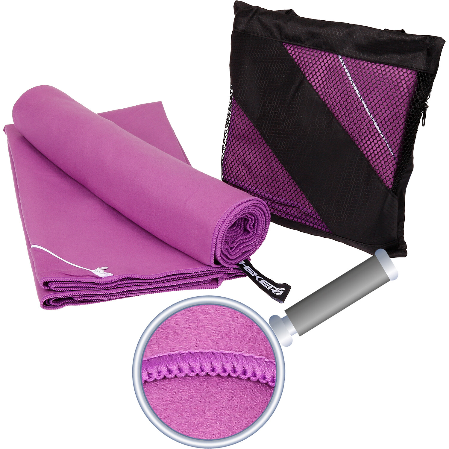 Mikrofaser Sport Handtuch Microfaser Fitnesstuch Reisehandtuch ...