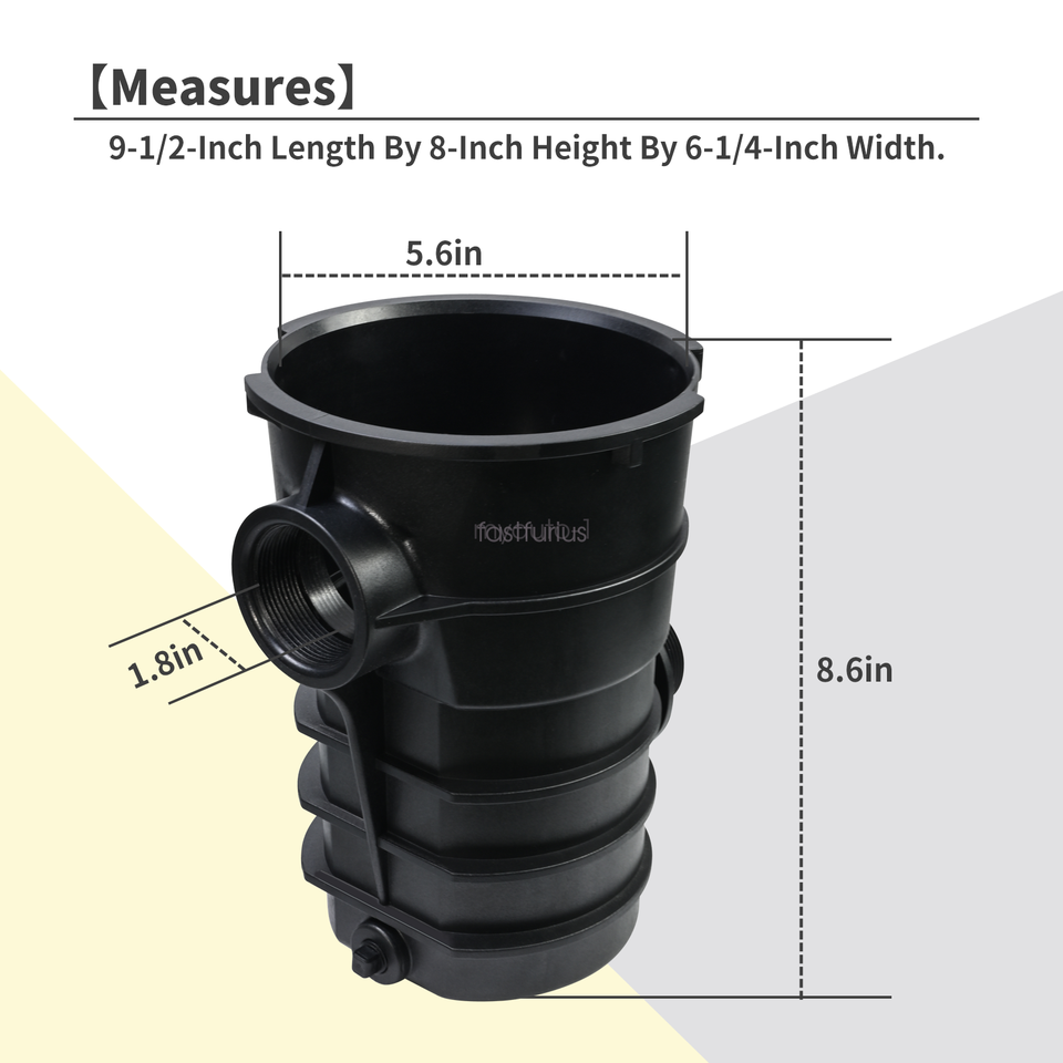 For Pentair 354530 Pot Replace Sta-Rite Dynamo Aboveground Swimming ...