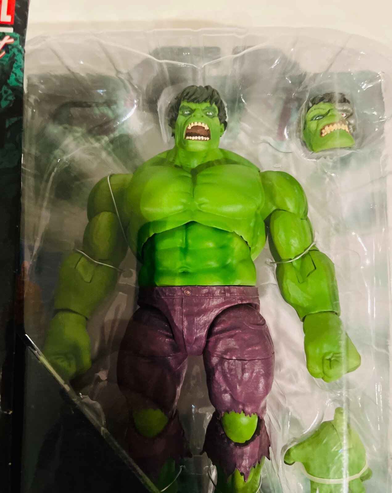 IMMORTAL HULK MARVEL SELECT ACTIONFIGUR SEALED MIB RAMPAGING OUT OF ...