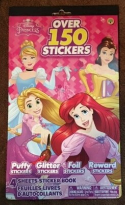 Disney Princess Fearless Sticker Booklet: with over 150 Stickers ...