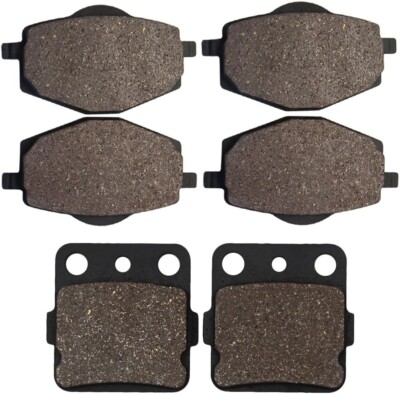 Front and Rear Brake Pads for YAMAHA YFM350 YFM 350 Warrior 350 1987 ...