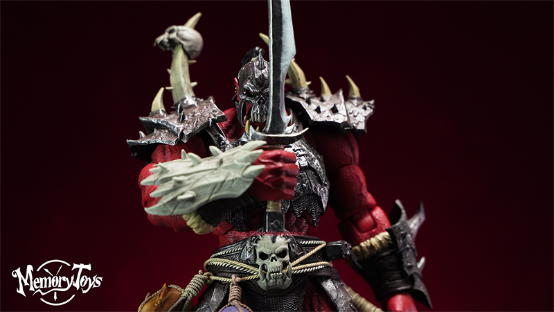 Memory Toys World of Warcraft Orc Warrior Bloody Hand Morlocks Action ...