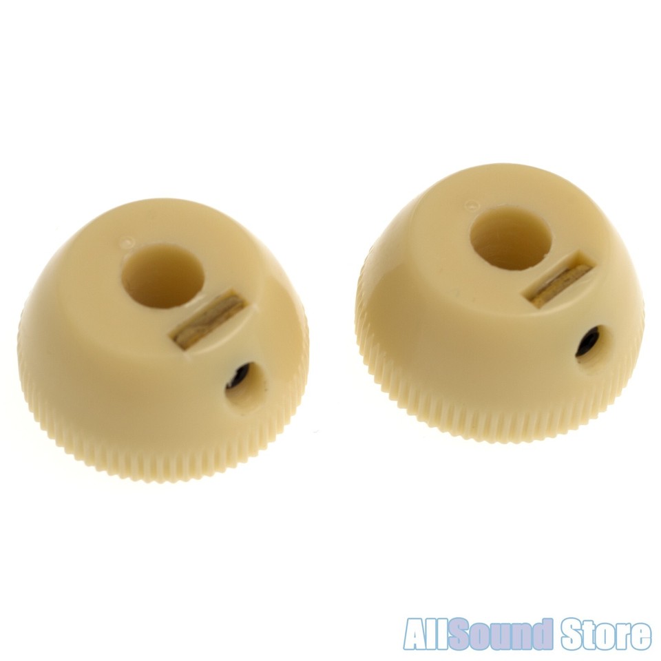 Set of 2 Tea Cup Teacup Knobs for Hofner Beatle Bass, Guitar - CREAM ...
