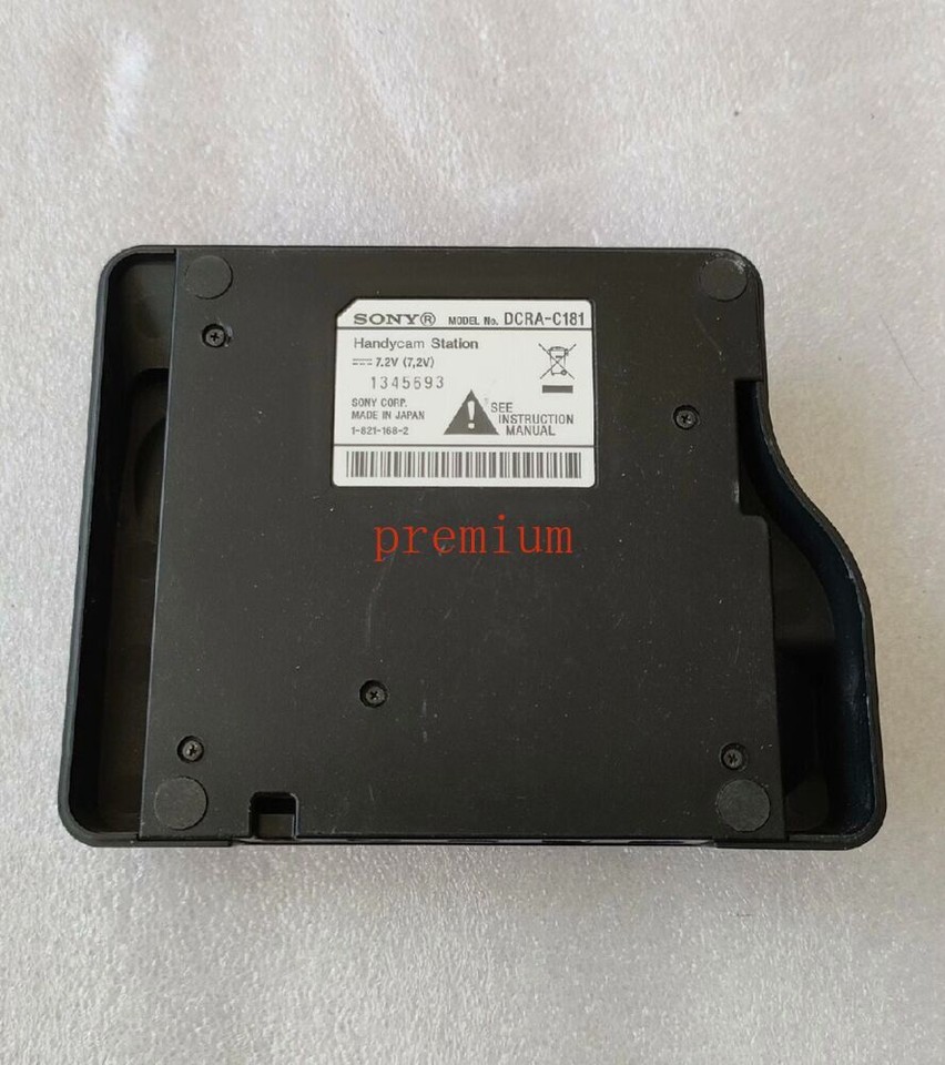 Sony Handycam Station Dock DCRA-C181 USB Cradle For HDR-SR5 HDR-SR7 HDR ...