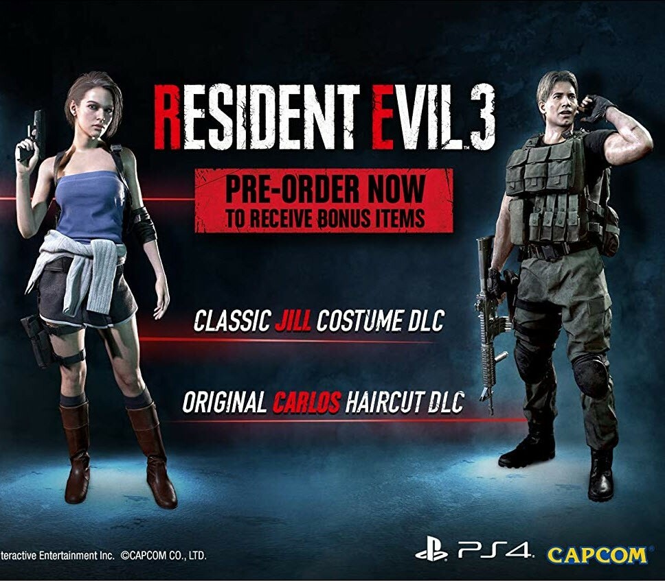 Resident Evil 3 Jill Costumes