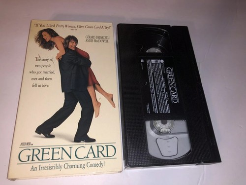 Green Card (VHS, 1991) Vhs Video Cassette Tape 717951141033 | eBay