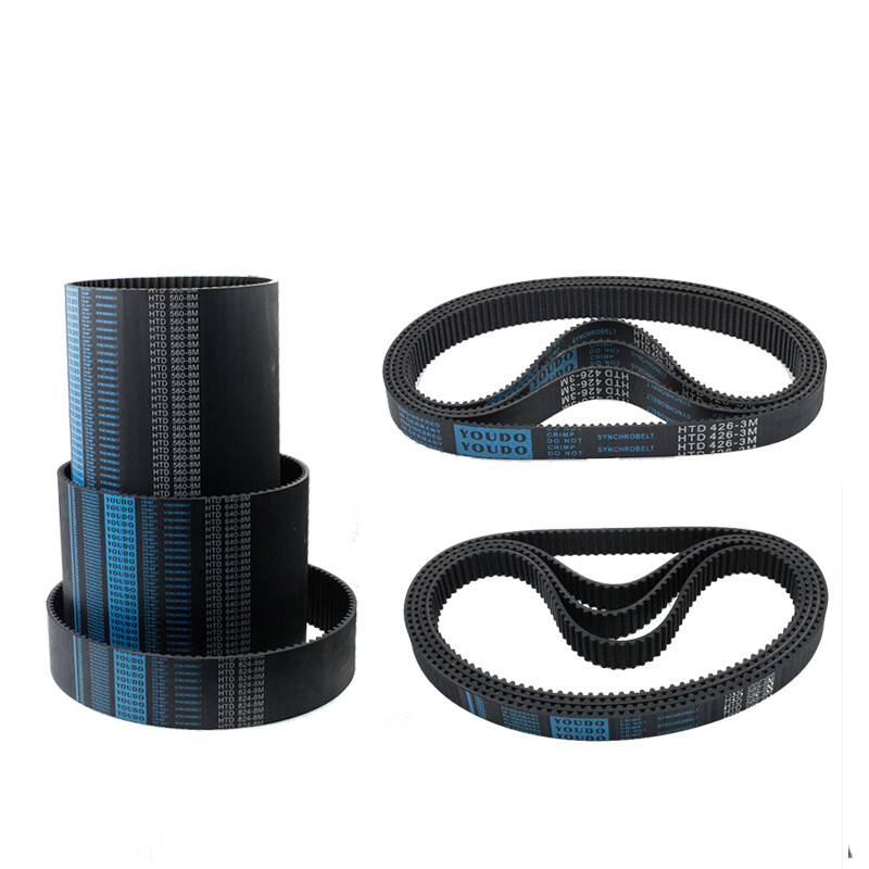 Drive Belt HTD-5M Rubber Drive Belt Belts Closed Timing Belt 10mm-15mm ...