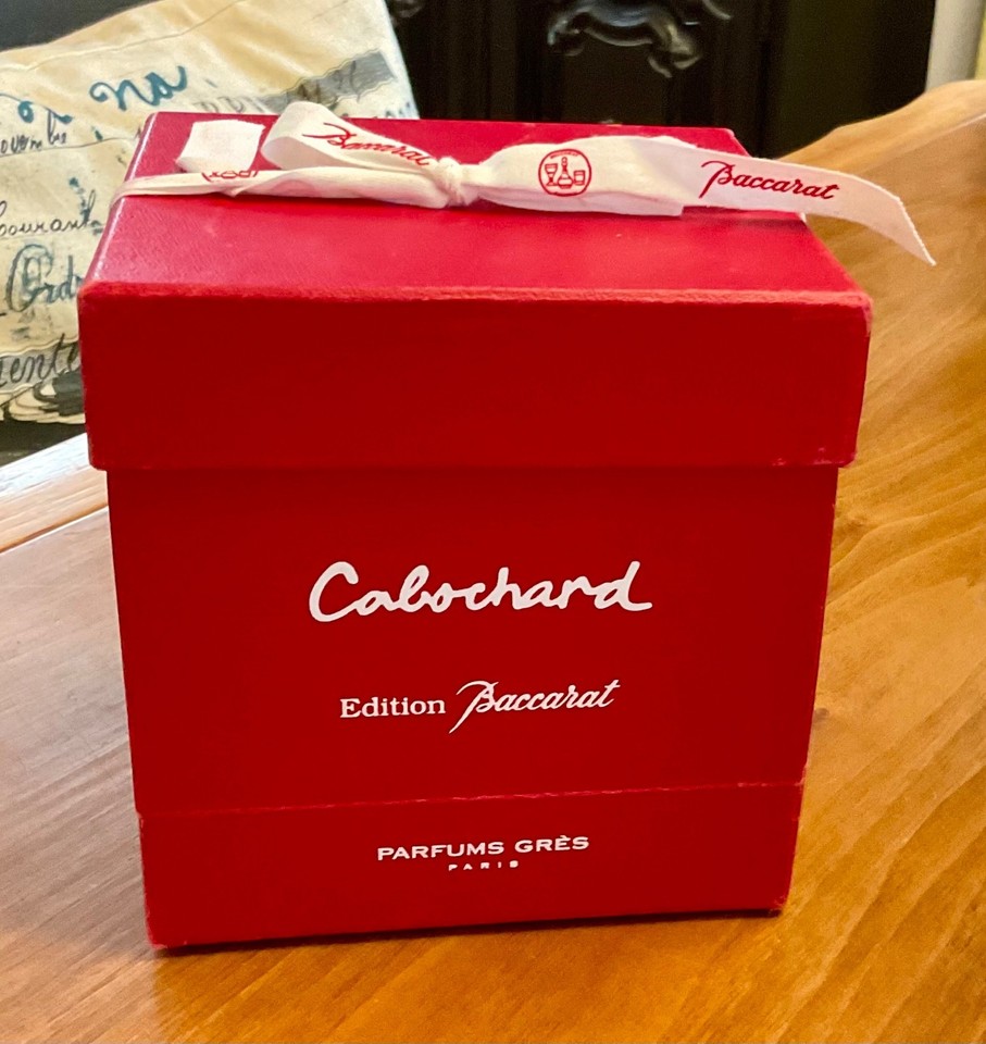 RARE CABOCHARD BY GRES PARFUM in Baccarat Decanter .5 oz Pure Perfume ...