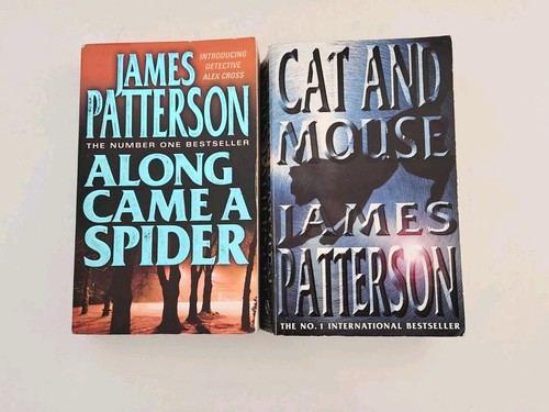 James Patterson 2x small PB Alex Cross, Cat And Mouse & Along Came A ...