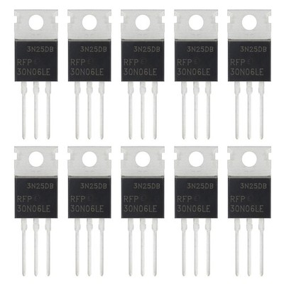 RFP30N06LE 30A 60V N-Channel Power Mosfet TO-220 ESD Rated for ...