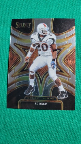 2023 Select Draft Picks Football Select Stars Ed Reed Miami Hurricanes ...