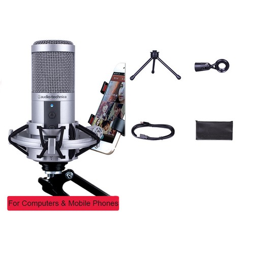 Audio Technica ATR2500 Cardioid Condenser USB Microphone Podcasting ...