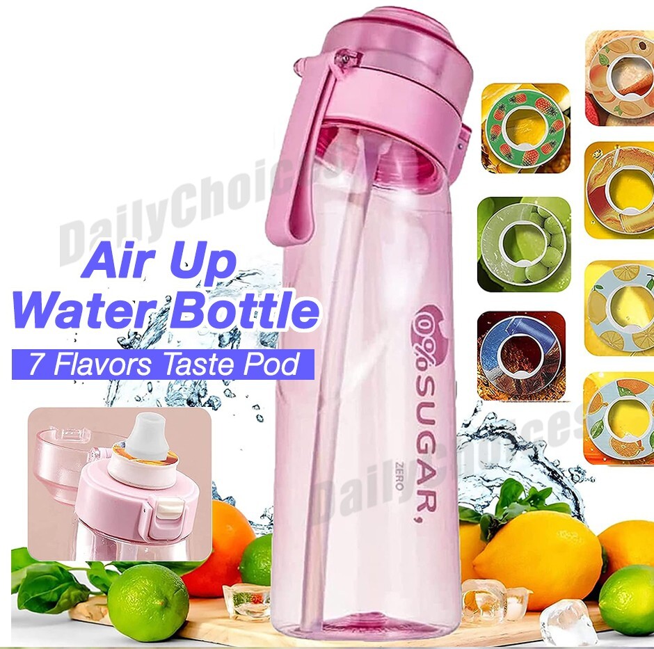 650ml Air Up Water Bottle Taste 7 Pod AIR Fruit Fragrance Flavored ...