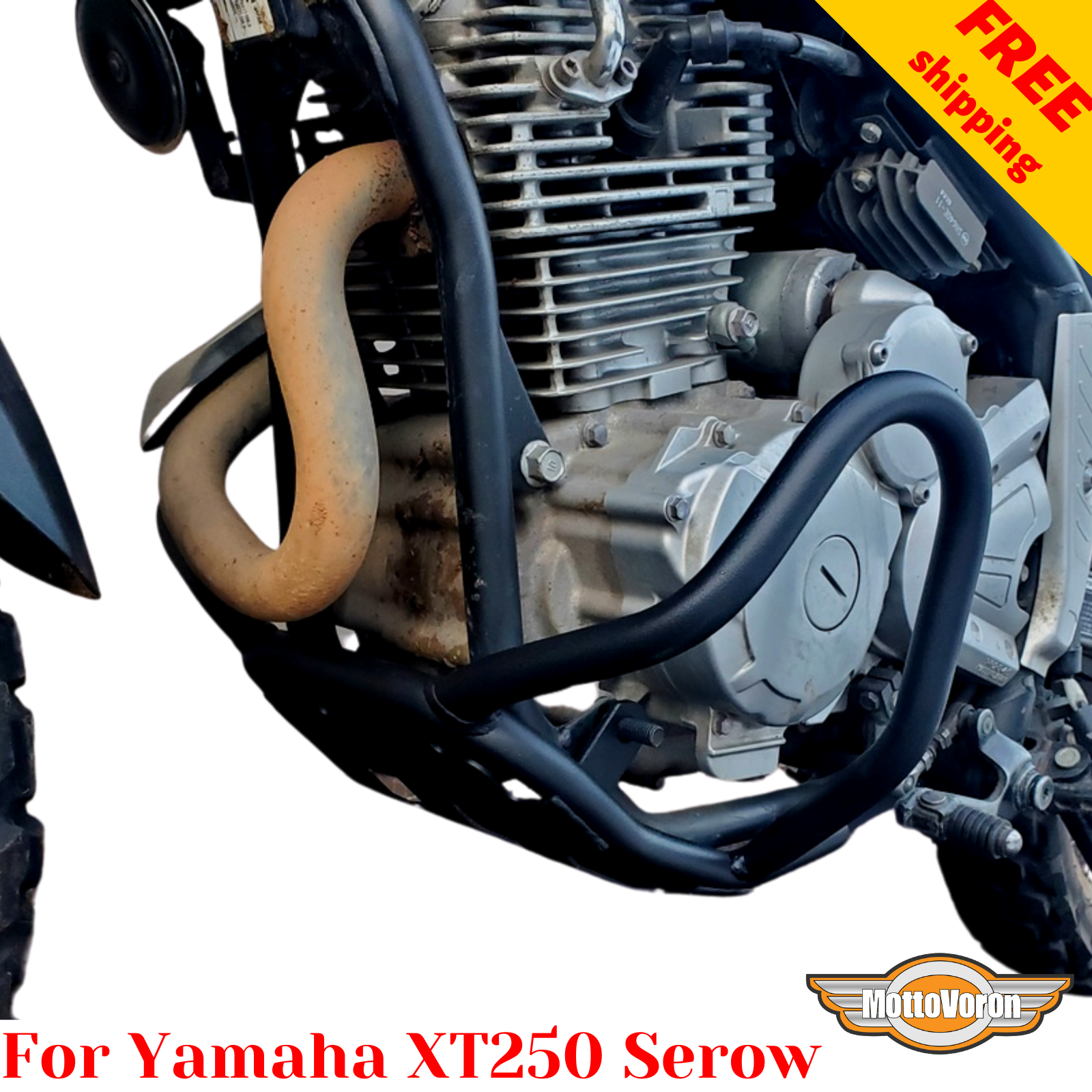 For Yamaha XT250 Serow Engine guard XT 250 Serow 250 Crash bars XT250 ...