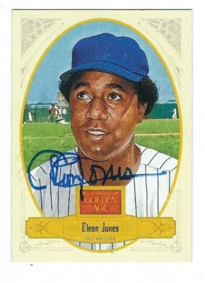 Autographed Cleon Jones 2012 Panini Golden Age New York Mets Card# 144 ...