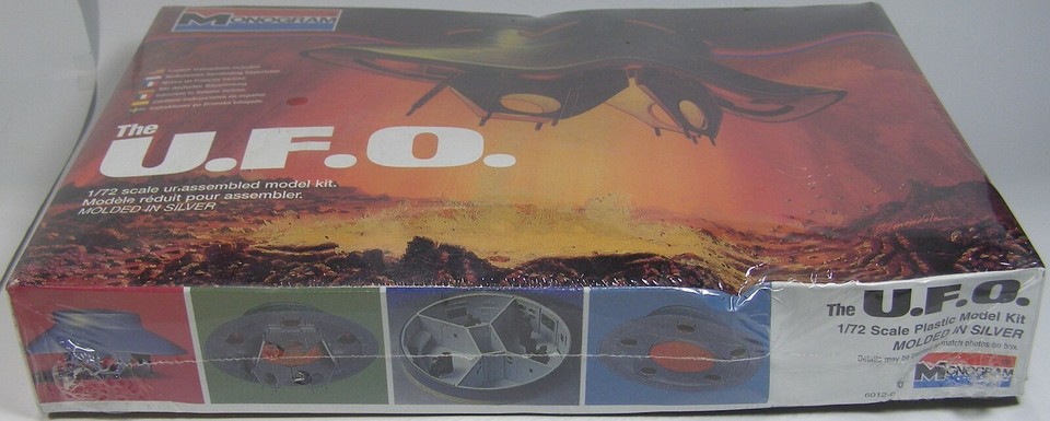 Monogram Model Kit The UFO 1/72 Molded in Silver 1996 6012-0100 | eBay
