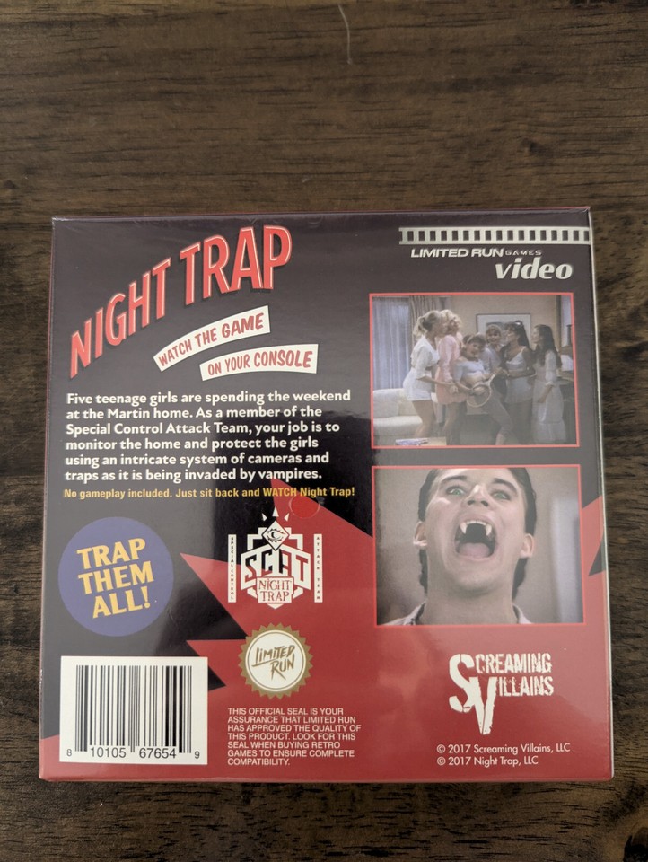 Night Trap LRG / Limited Run GBA / GameBoy Advance BRAND NEW 2024 | eBay