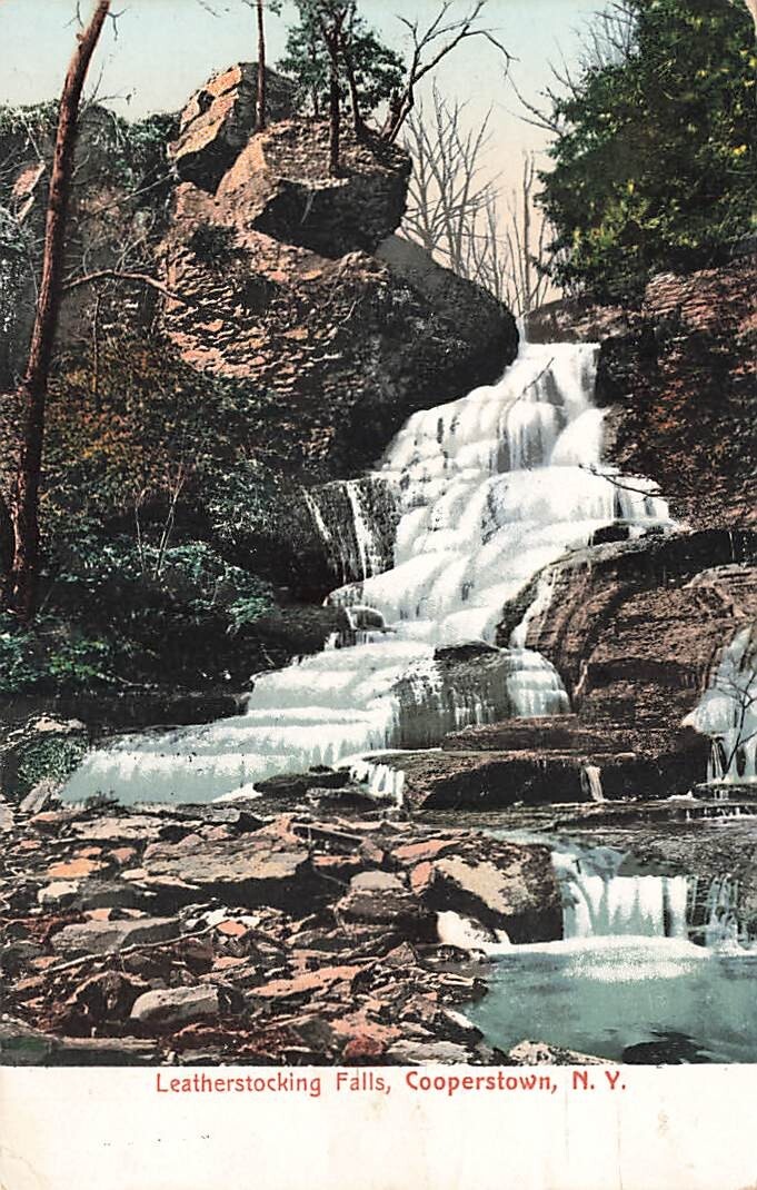 Postcard Leatherstocking Falls Cooperstown New York | eBay