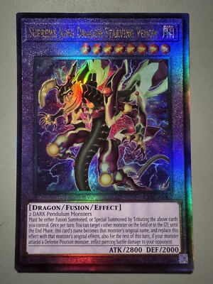 YUGIOH SUPREME KING DRAGON STARVING VENOM ASIA ENGLISH CR02-AE007 ...