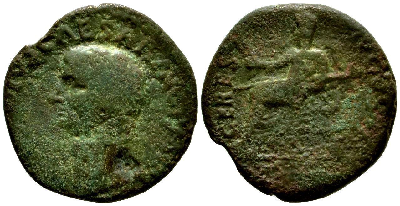 Rare Ancient Rome 41-42 AD CLAUDIUS DUPONDIUS CERES TORCH THRONE | eBay