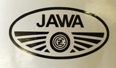 JAWA CZ sticker pair pannier sidecar tank panel vinyl cutout | eBay