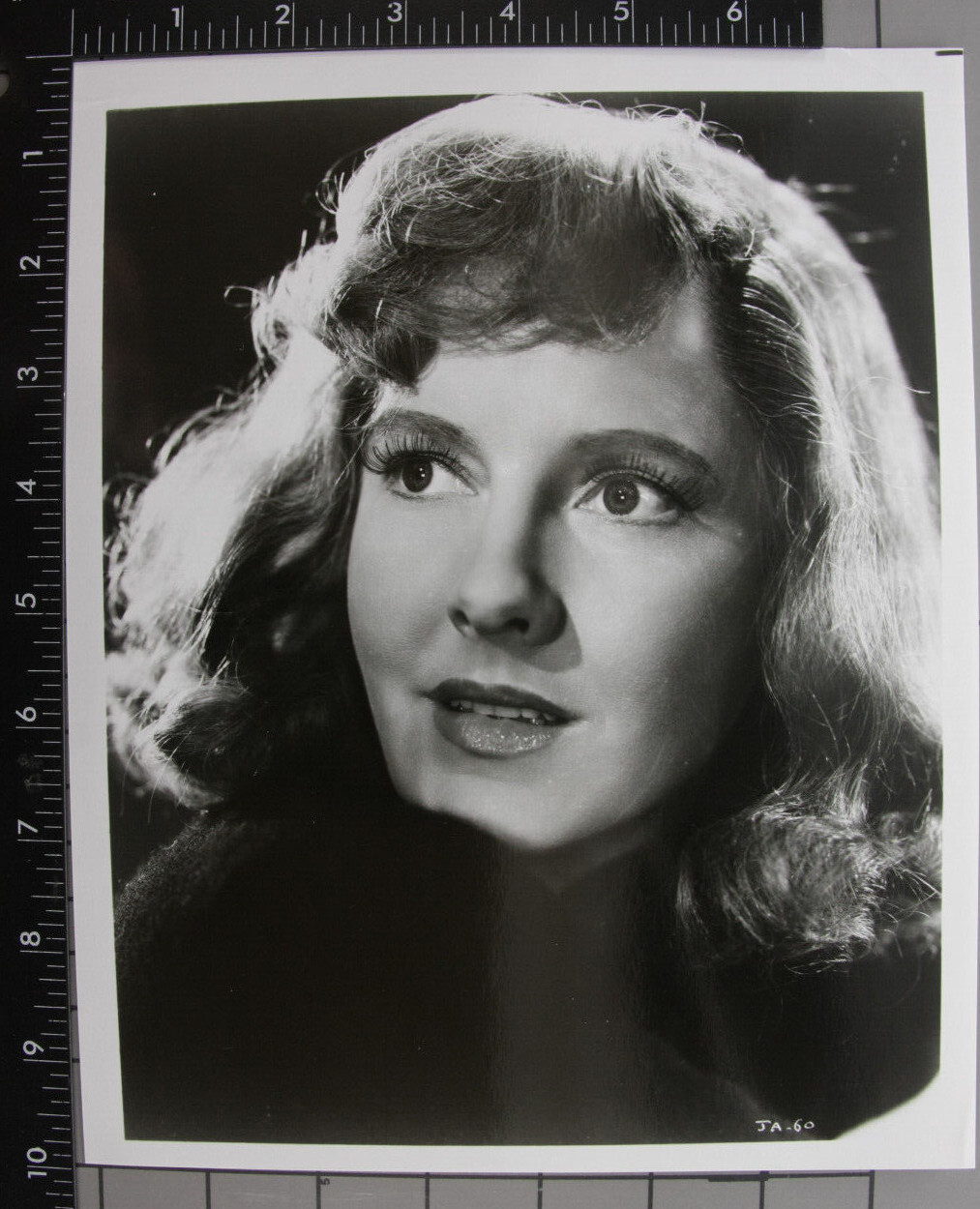 Jean Arthur Portrait headshot close-up eyes face hair Promo 8x10" Photo ...