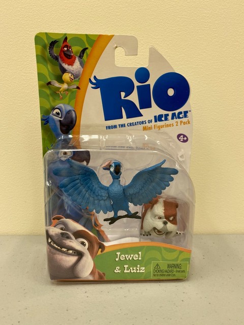 Rio JEWEL & Luiz Mini Figurines 2 Pack 2010 Blue Sky MOC for sale ...