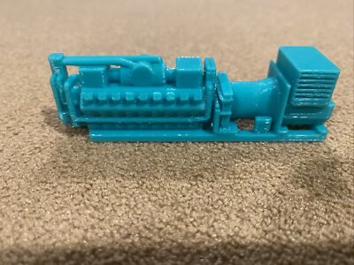 HO Scale 1/87 Diesel Generator Loads For Flat Car Freight | eBay