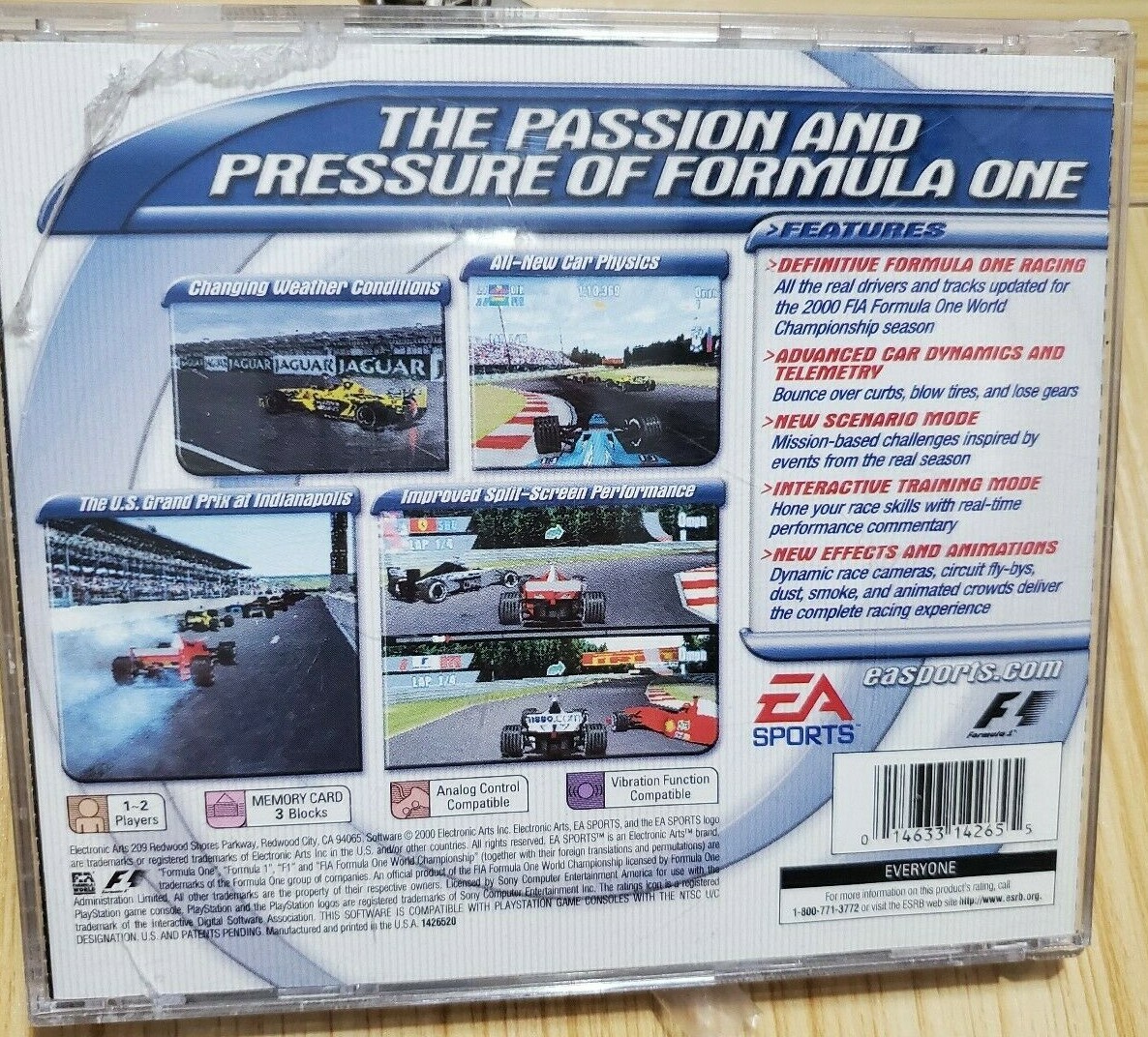 F1 Championship Season 2000 (Sony PlayStation 1, 2000) Ps1 14633142655 ...