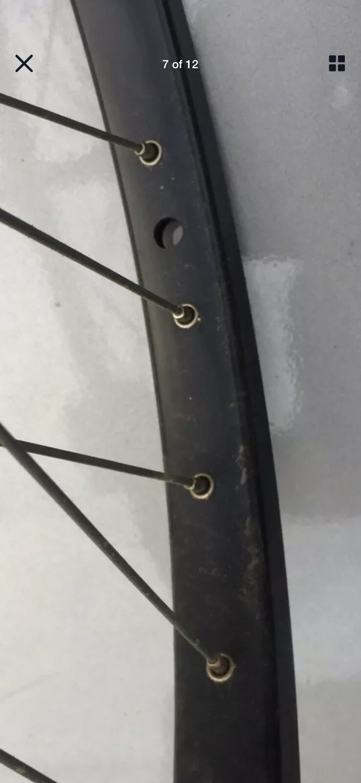 1 NOS Vintage ALESA Front 26"x1.75” Rim Clincher Anodize Black 36h | eBay