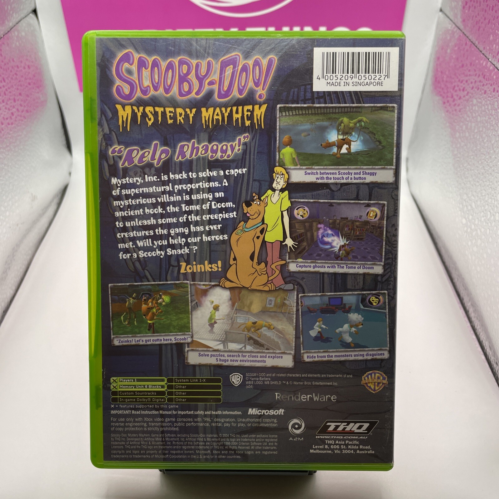 🇦🇺 Scooby-Doo Mystery Mayhem Microsoft Original Xbox Game OG Game AUS ...