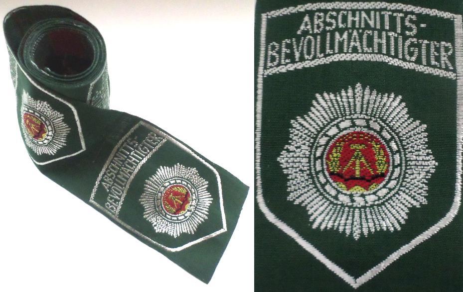 10x DDR Polizei ABV Aufnäher für Uniform Hemd socialist East german ...