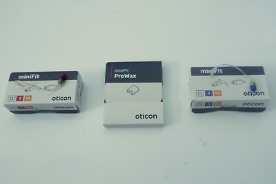 Brand New Oticon, TWO miniFit Receivers, 3-85 R+L receiver. FREE wax ...