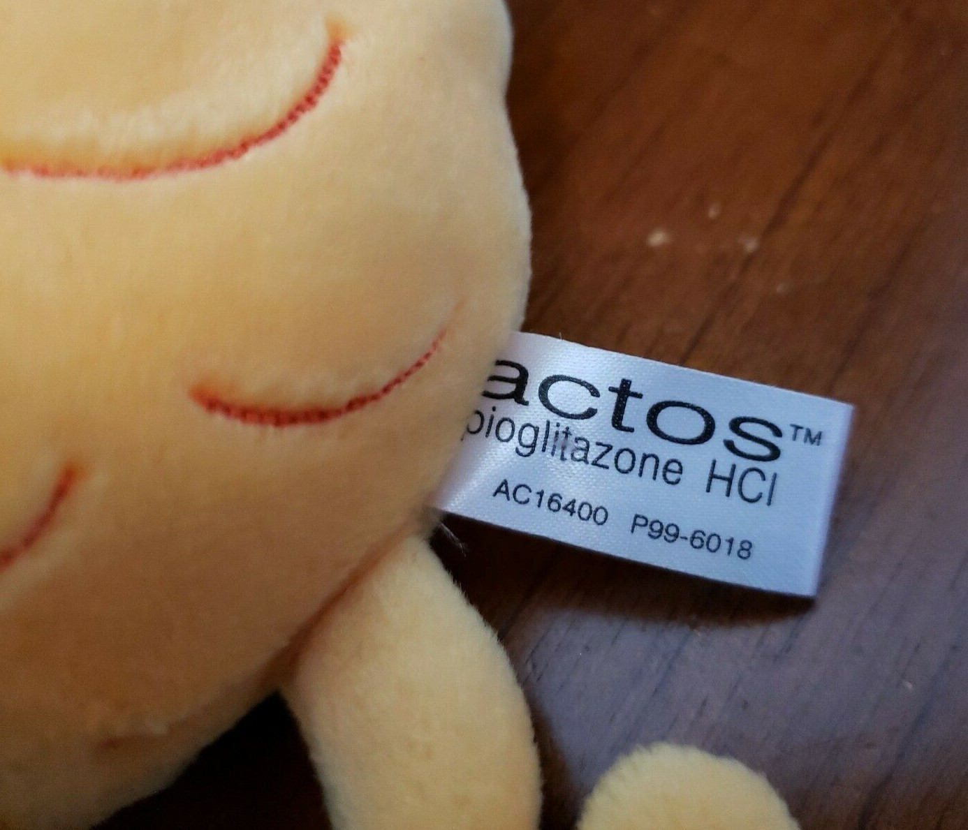 HDL - Actos Plush Stuffed Animal toy yellow - High density lipoprotein ...