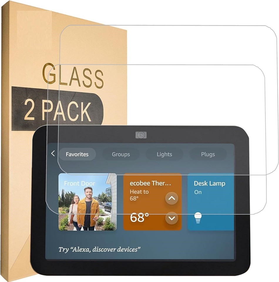 2X Premium Tempered Glass Guard Screen Protector Saver For Amazon Fire ...