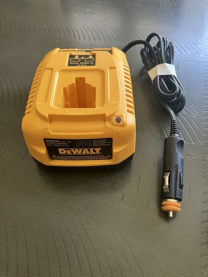 DEWALT DC9319 18V NiCad Li-Ion Vehicle Charger 7.2V/ 18V Compatible ...