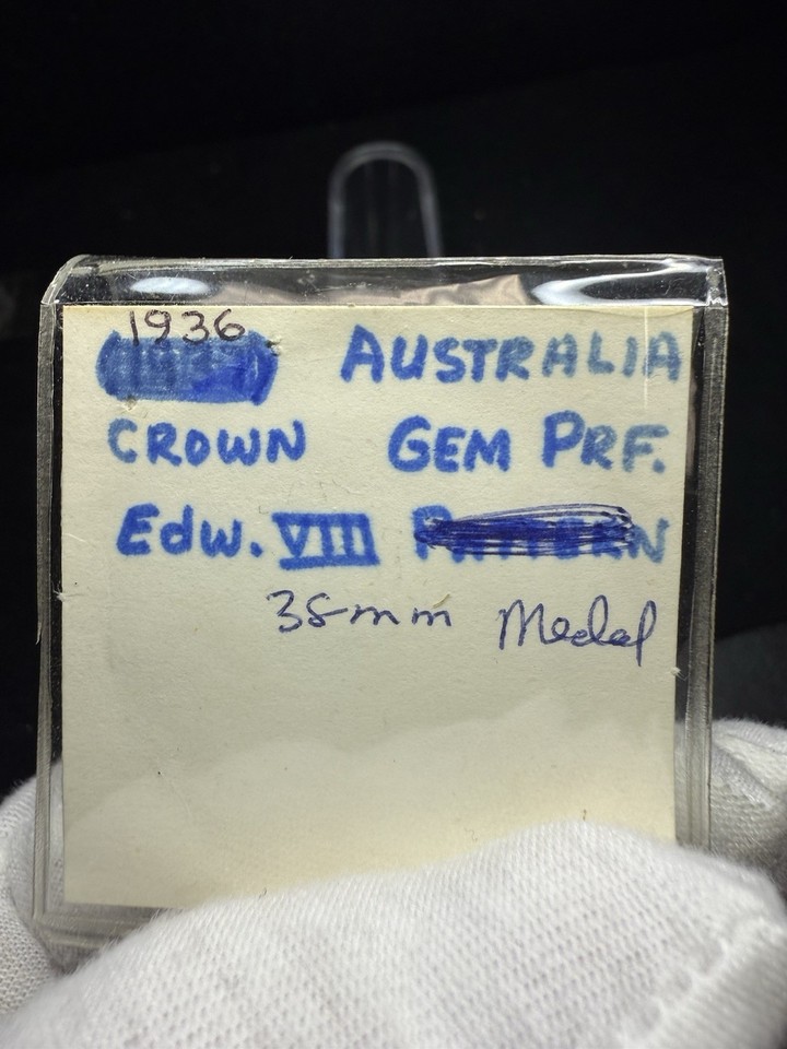 Australia Edward VIII Fantasy Crown 1936 Proof Silver Q103 | eBay