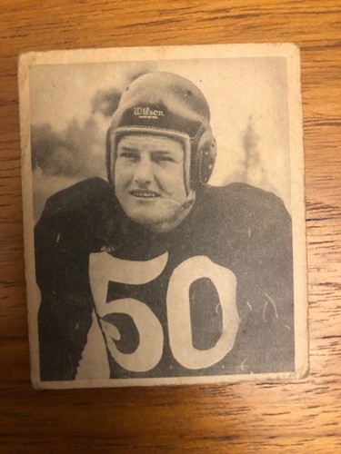 1948 Bowman Football Card Robert Bomber Nussbaumer #58 VG | eBay