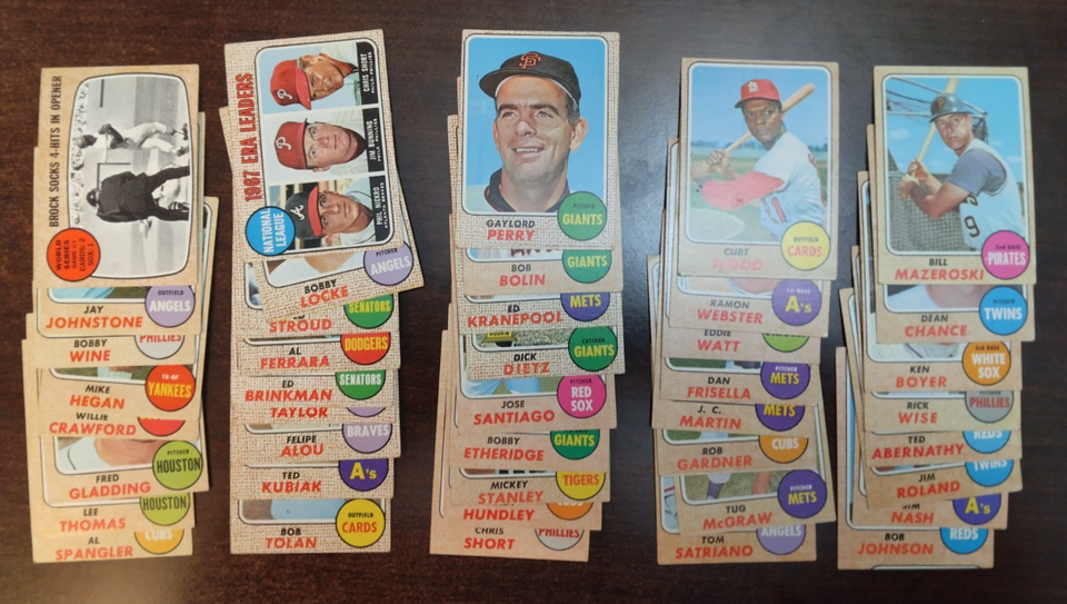 LOT of 800 Vintage Baseball Cards 1960 1968 1970 1973 1975 TOPPS LOW ...