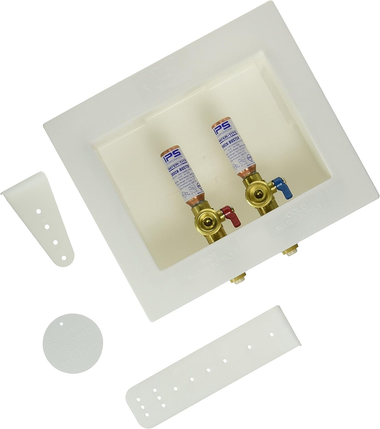 SharkBite Washing Machine Outlet Box and Water Hammer 1/2" Push Fit ...