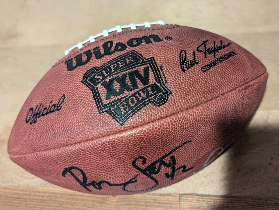 JOE MONTANA JERRY RICE RONNIE LOTT & ROGER CRAIG AUTOGRAPH AUTO ...