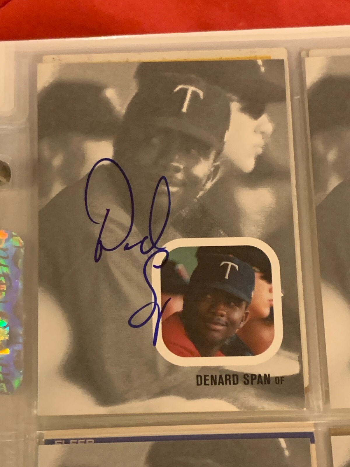 DENARD SPAN AUTOGRAPHED SIGNED 2002 JUST MINORS CARD TWINS COA | eBay